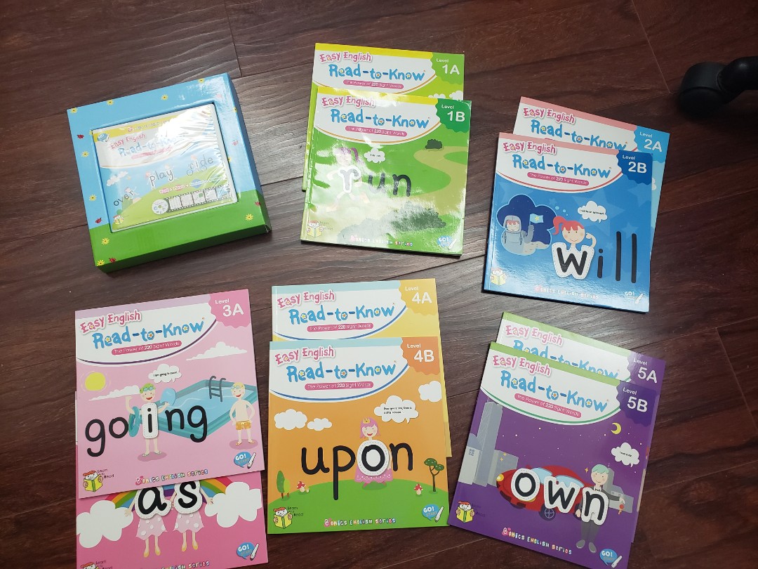 RASS Easy English Read-to-Know The power of 220 sight words, 興趣及遊戲, 書本 ...