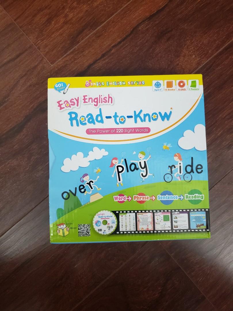 RASS Easy English Read-to-Know The power of 220 sight words, 興趣及遊戲, 書本 ...