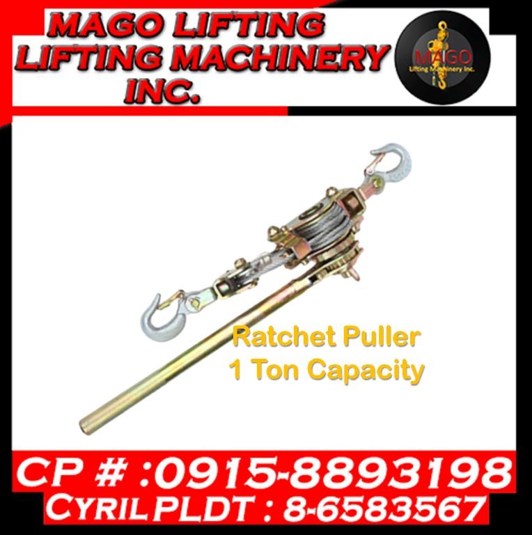 Ratchet Puller 1 Ton Capacity, Commercial & Industrial, Construction ...