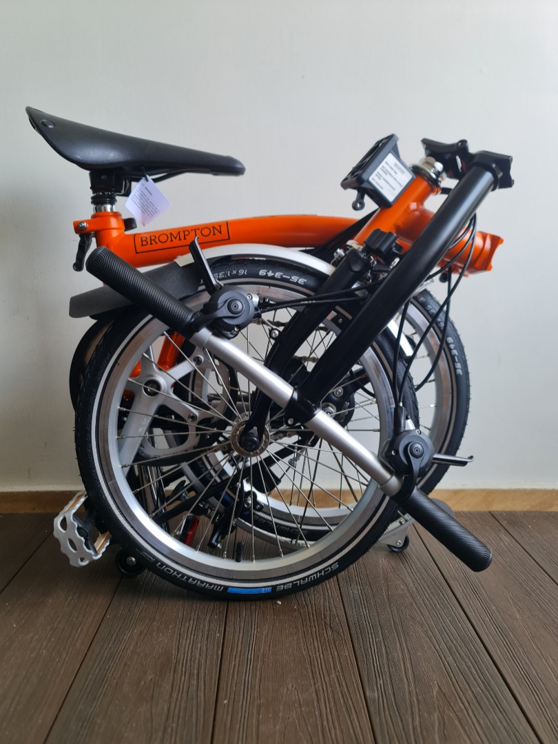 *Clearance* Brompton Signal Orange S6L with Special Black Extremities ...