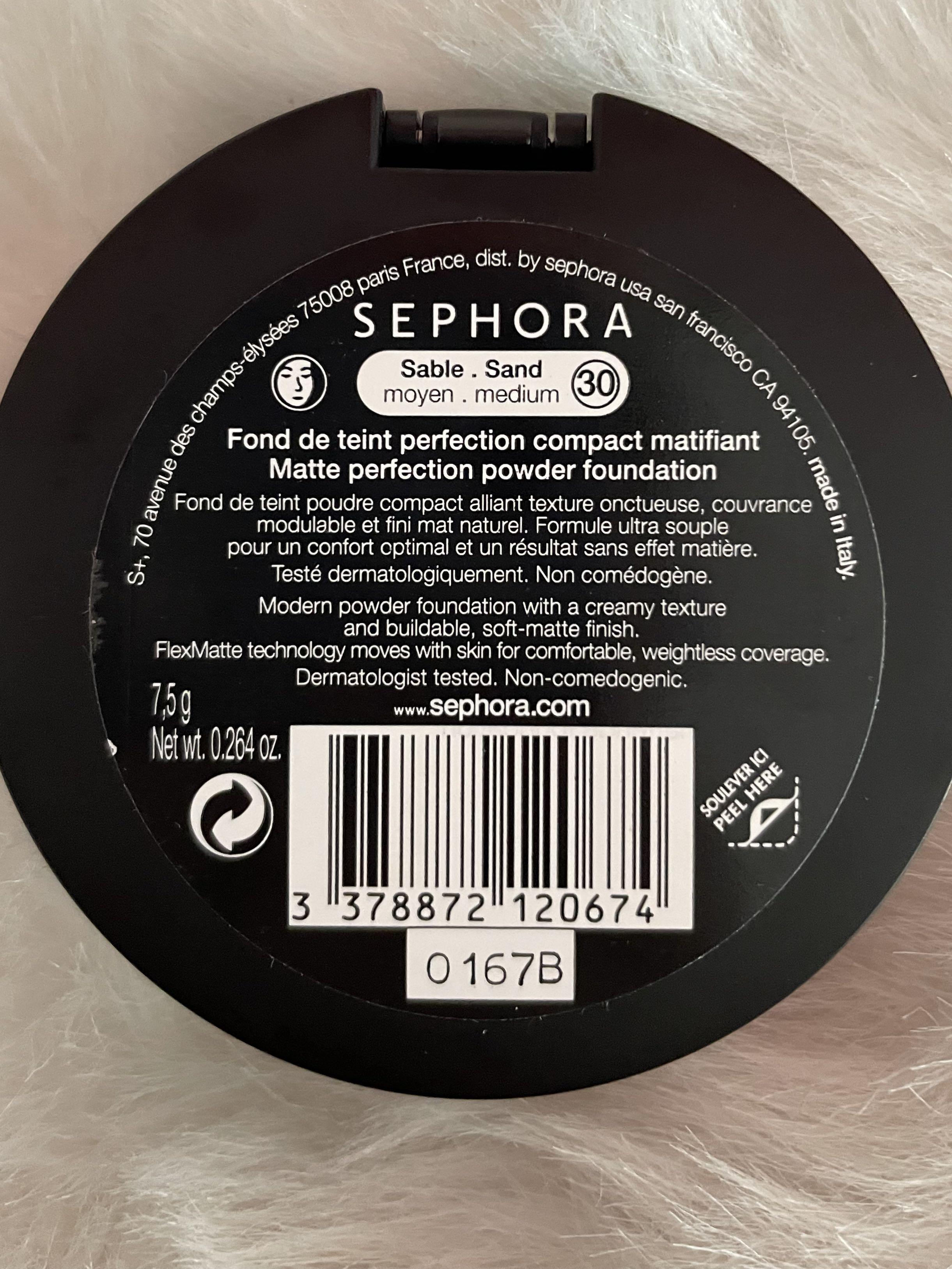Sephora Matte Perfection Powder Foundation (Sable Sand 30), Beauty ...