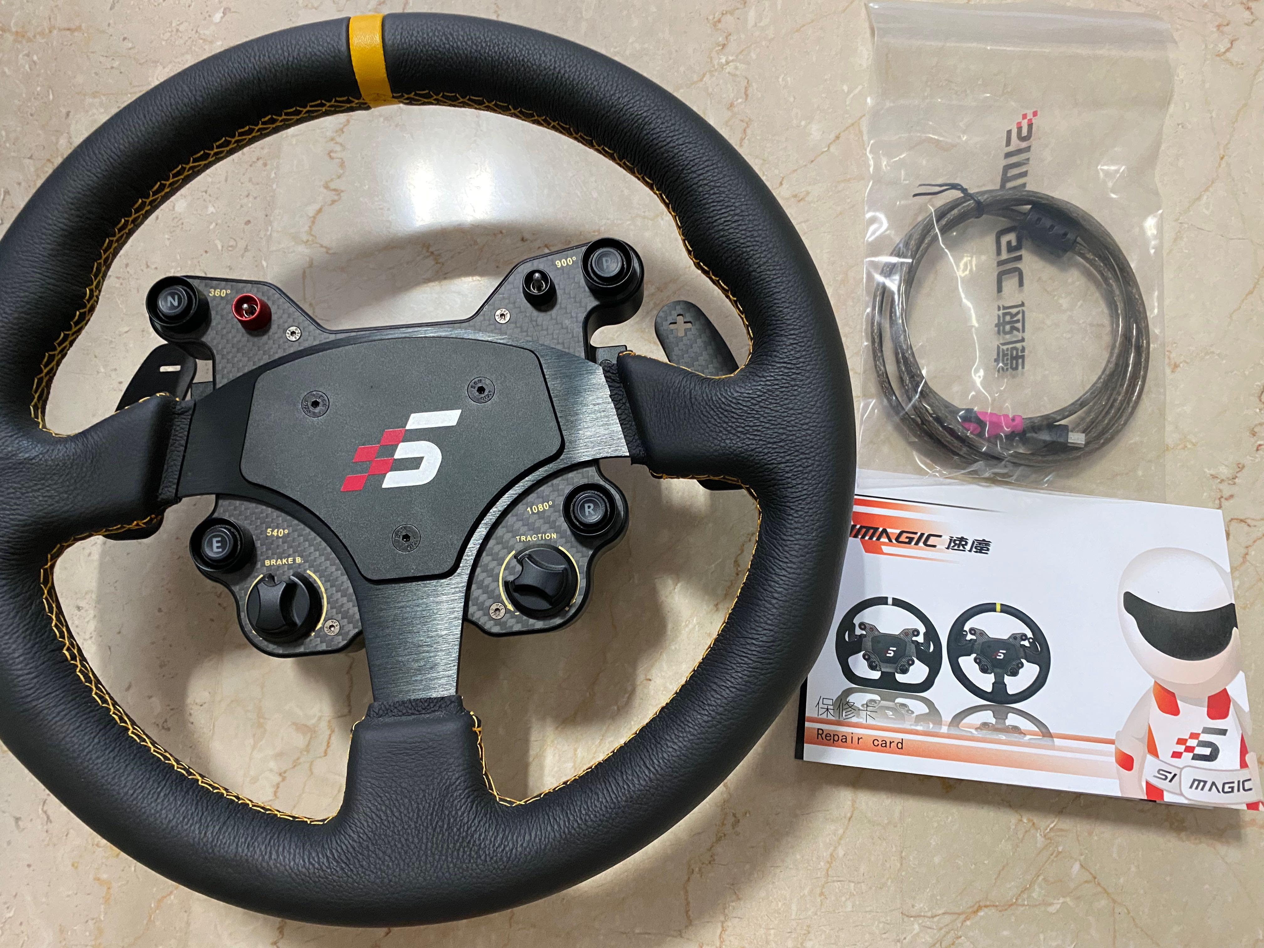 Simagic GT1-R Wheel (Simracing wheel), Video Gaming, Gaming Accessories ...