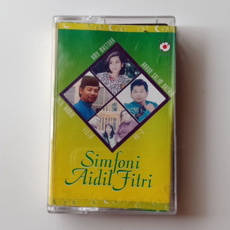 Simfoni Aidilfitri Promo Cassette Kaset Hari Raya Amy Mastura Jalil Hamid Feeza KU-2 Harun Salim ...