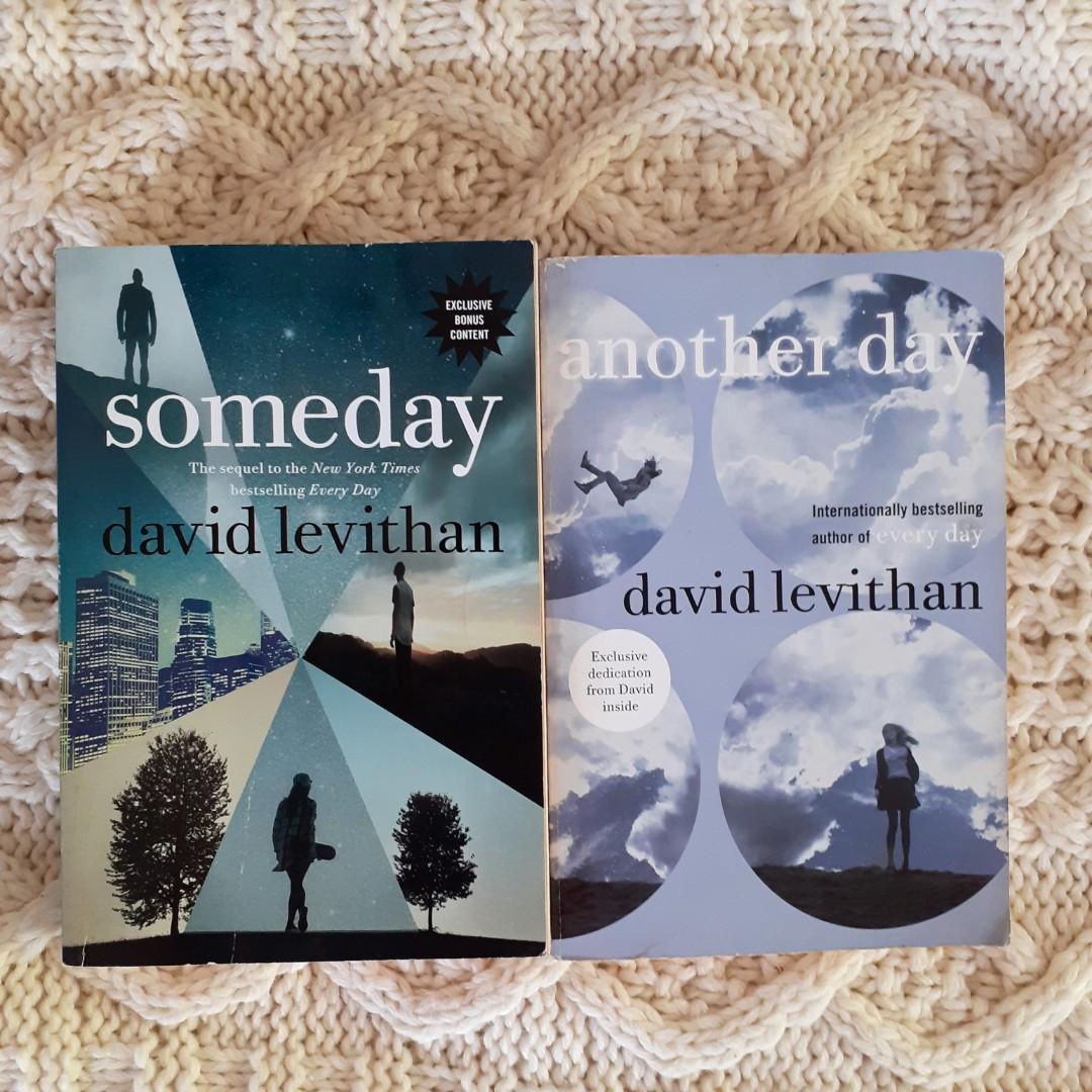 Someday & Another Day by David Levithan (SOLD AS SET ONLY), Hobbies ...