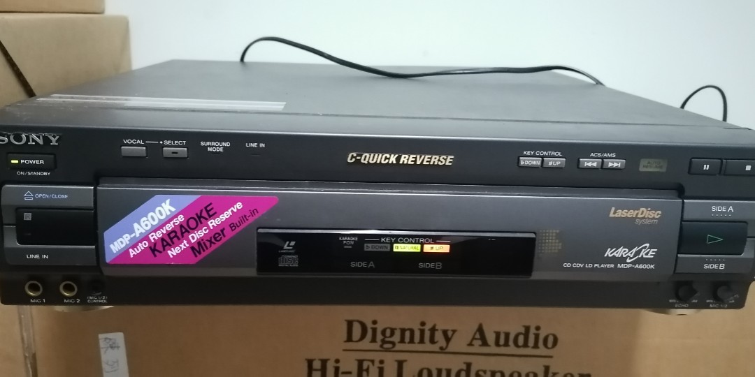 sony mdp laser player, 音響器材, 其他音響配件及設備 - Carousell