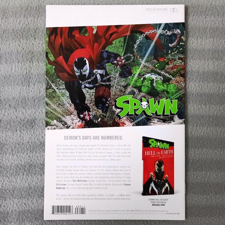 Spawn #289 (Image Comics) Todd McFarlane, Jason Shawn Alexander, Francesco Mattina (HTF ...