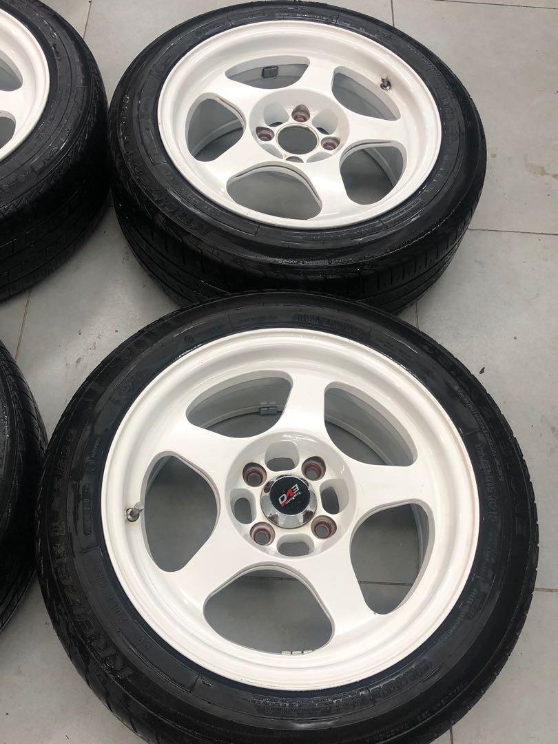 Sport Rim Evo Regamaster 15x7jj pcd100, Auto Accessories on Carousell