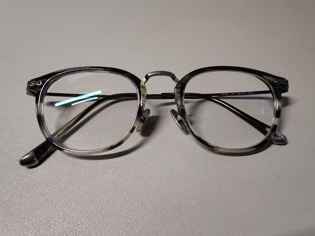 TAKU日本賽璐珞釱金屬手作眼鏡 TAKU Japan Celluloid Titanium Handmade Optical Glasses, 男裝, 手錶及配件, 眼鏡 - Carousell