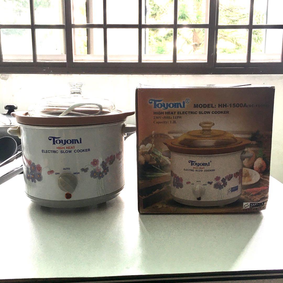 Toyomi Slow Cooker 1.2l, TV & Home Appliances, Kitchen Appliances ...