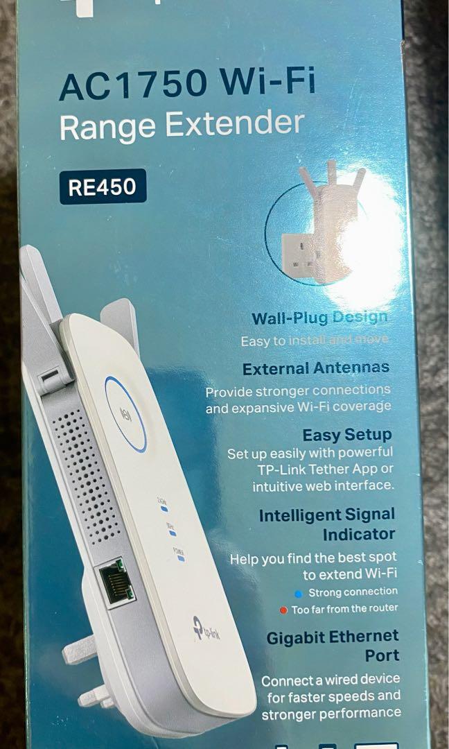 TP Link AC-1750 Wifi range extender, Computers & Tech, Parts ...