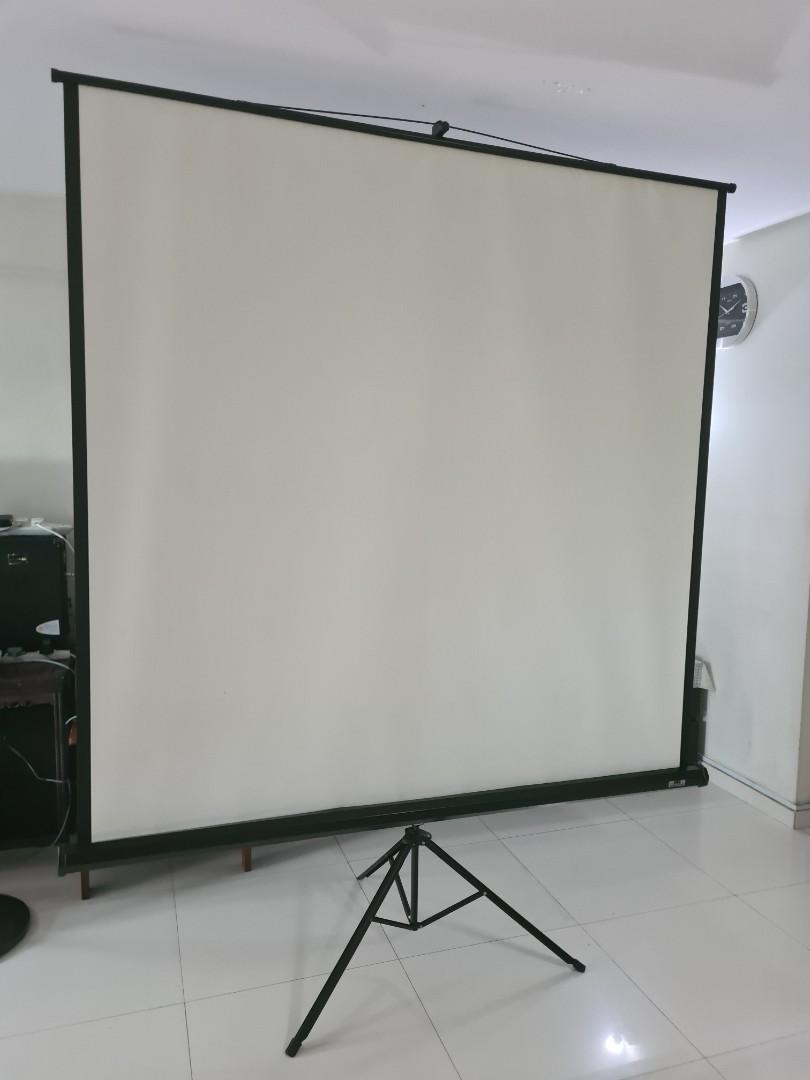Tripod Projection Screen 96 inch, TV & Home Appliances, TV ...