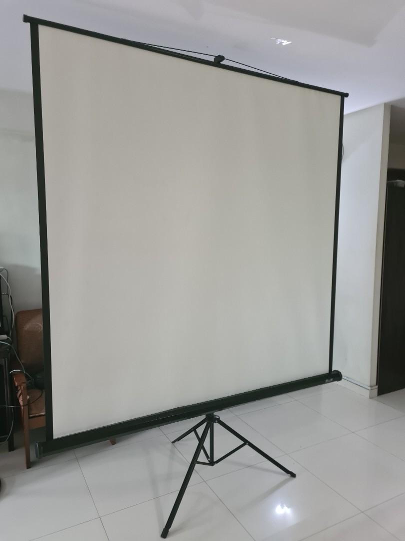 Tripod Projection Screen 96 inch, TV & Home Appliances, TV ...