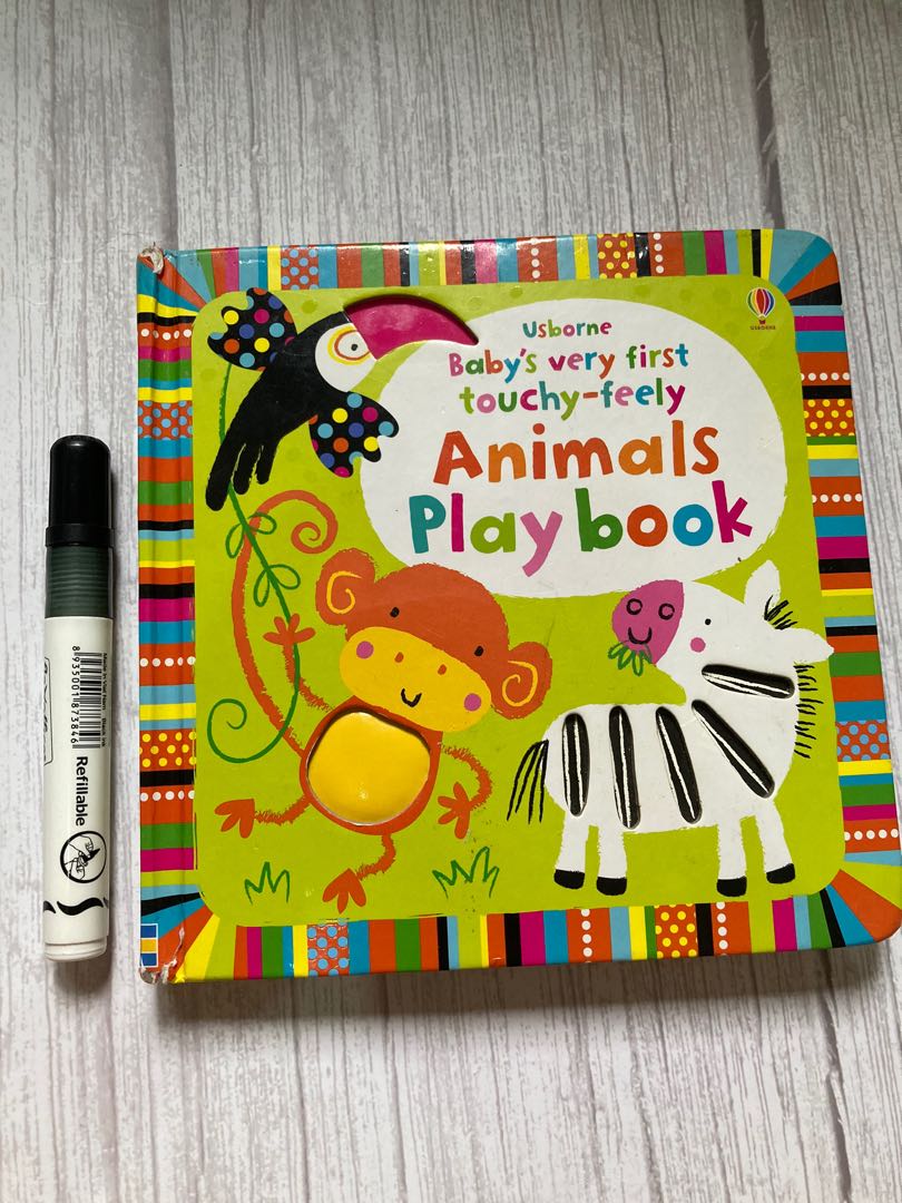 Usborne animal playbook, Hobbies & Toys, Books & Magazines, Children's ...