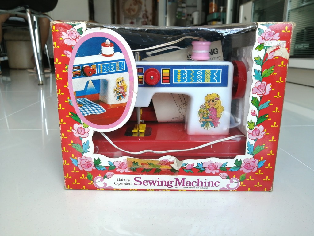 Vintage Sewing Machine. (Battery Operated. From the 1990s.) Toy for ...