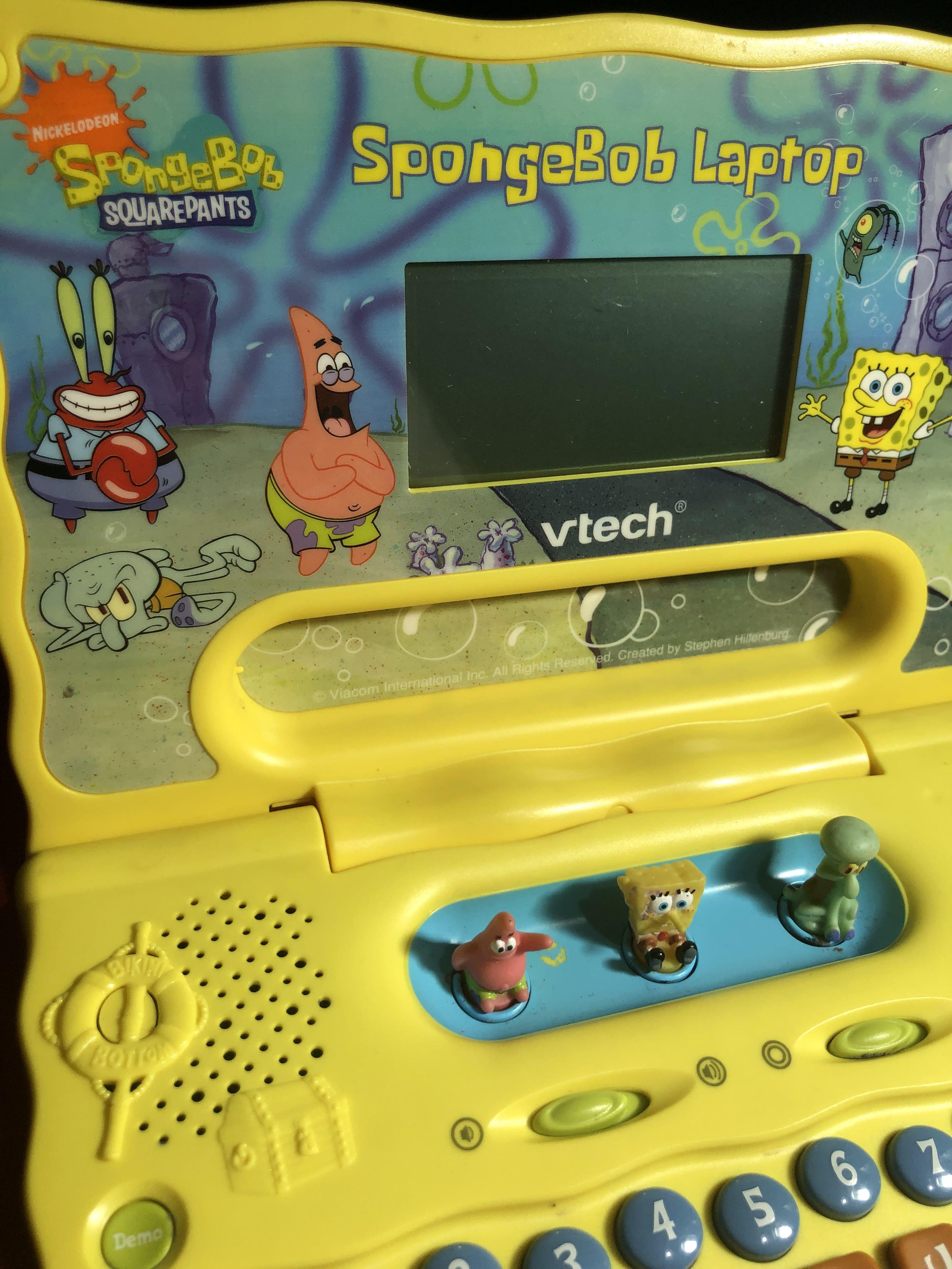 VTech SpongeBob Laptop Game Classic Collection, Hobbies & Toys, Toys ...