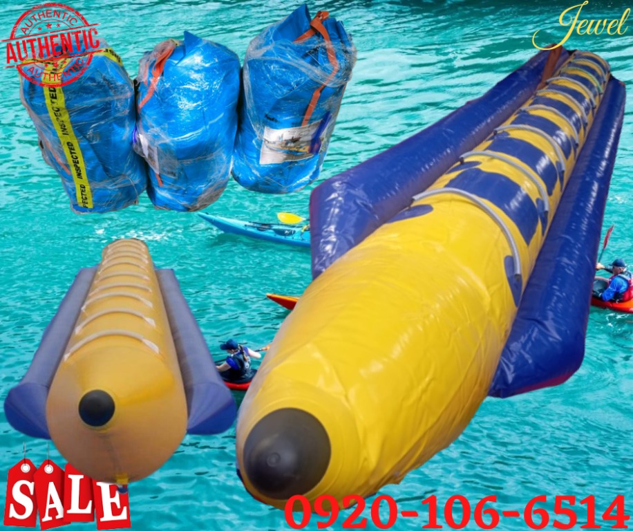 Water Sports Inflatable Banana Boat 10 Seaters - PVC FABRIC, Sports ...