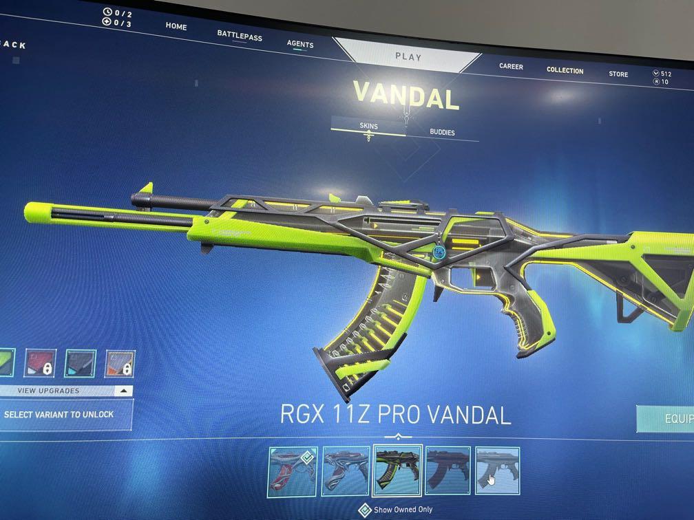 WTS valo acc rgx vandal stacked acc, Video Gaming, Gaming Accessories ...