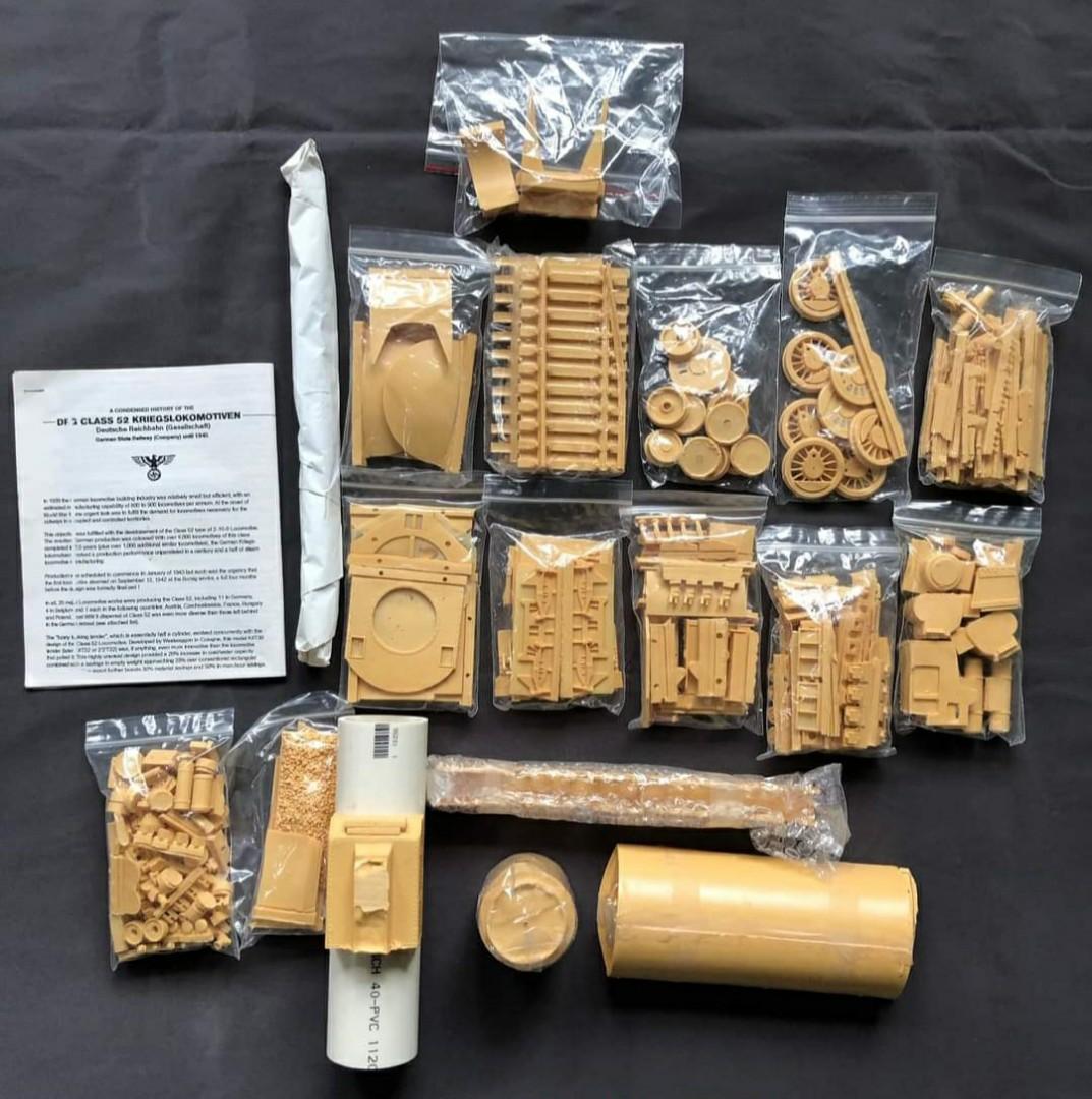 1:35 The Tank Workshop DRG Class 52 Kriegslokomotiven Full Resin Kit ...