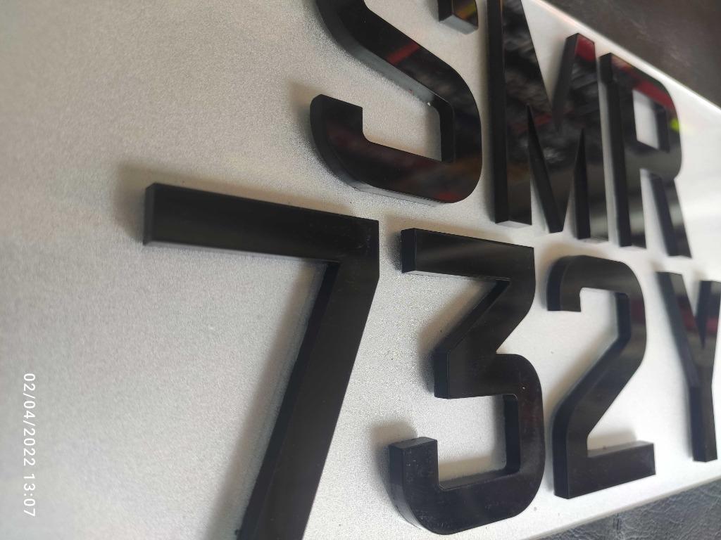 5MM-THK SOLID ACRYLIC LASER CUT REFLECTIVE BASE (EURO PLATES) WITH FREE ...