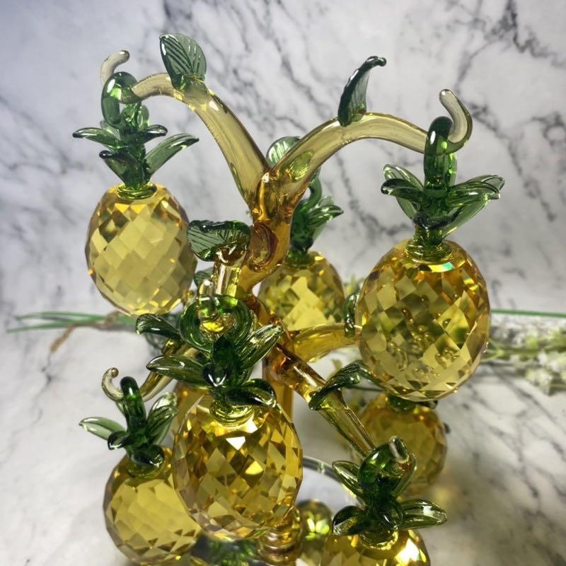 琉璃招财树 Liu Li Tree of Prosperity With 8 Pineapples Home Decor, Hobbies ...