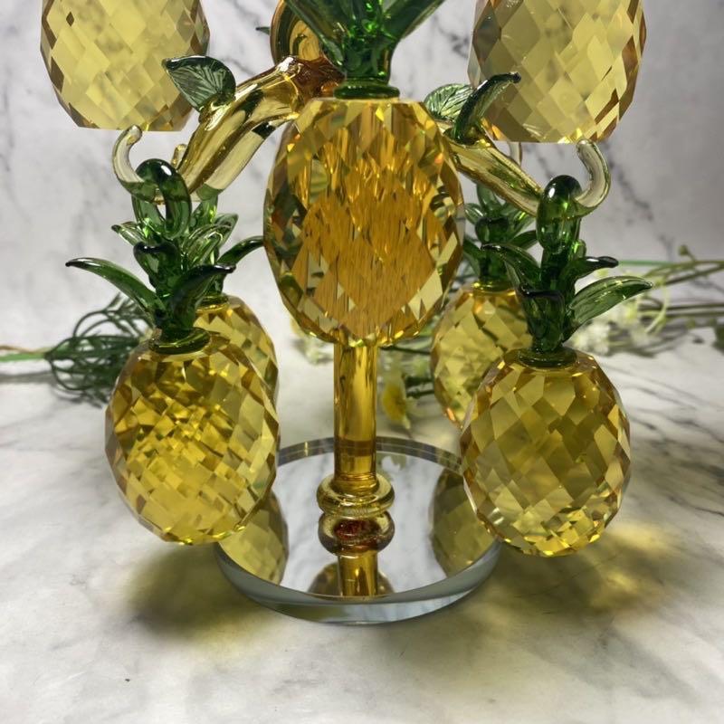 琉璃招财树 Liu Li Tree of Prosperity With 8 Pineapples Home Decor, Hobbies ...
