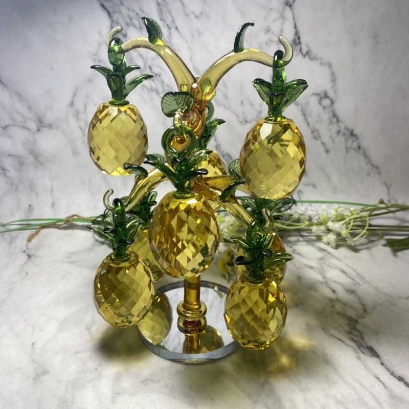 琉璃招财树 Liu Li Tree of Prosperity With 8 Pineapples Home Decor, Hobbies ...