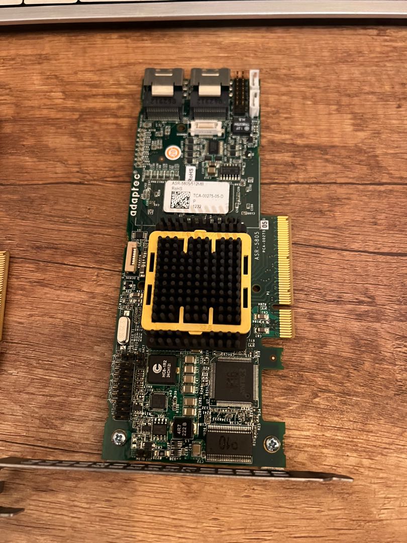 Adaptec PCI express ASR-5805 RAID controller 8 SAS/SATA, Computers ...