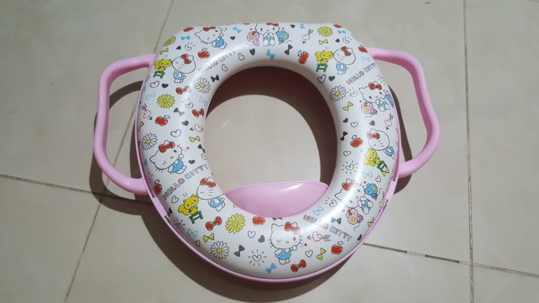 Hello Kitty Potty/toilet Training, Babies & Kids, Bathing & Changing ...