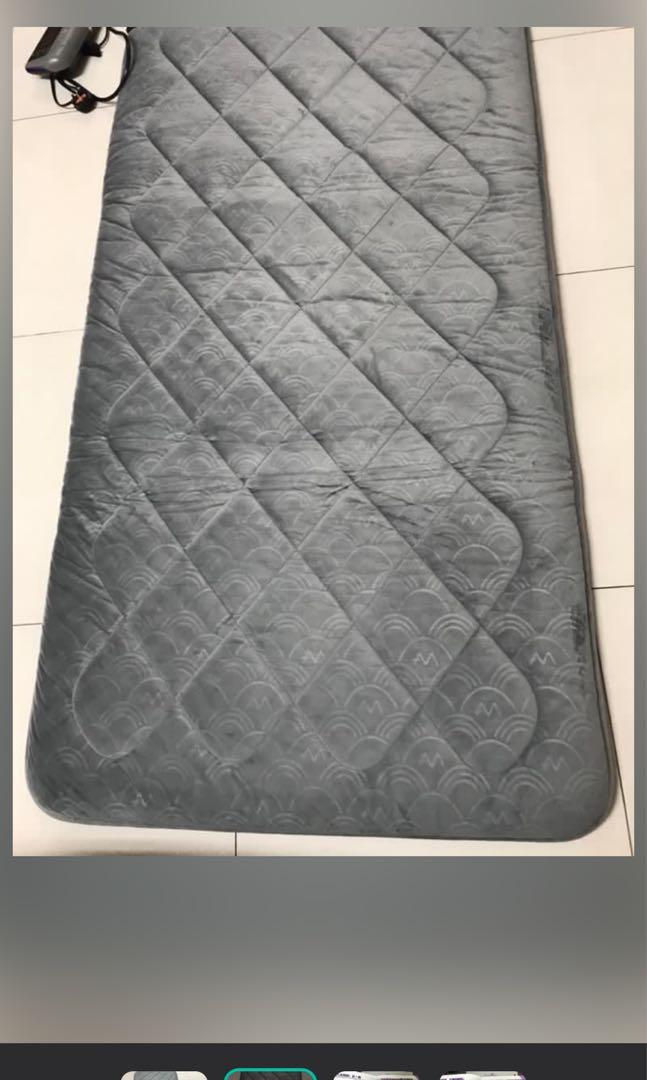 Amlife Deep Zleep Electric Thernoterapy Mattress (Grey), Furniture ...