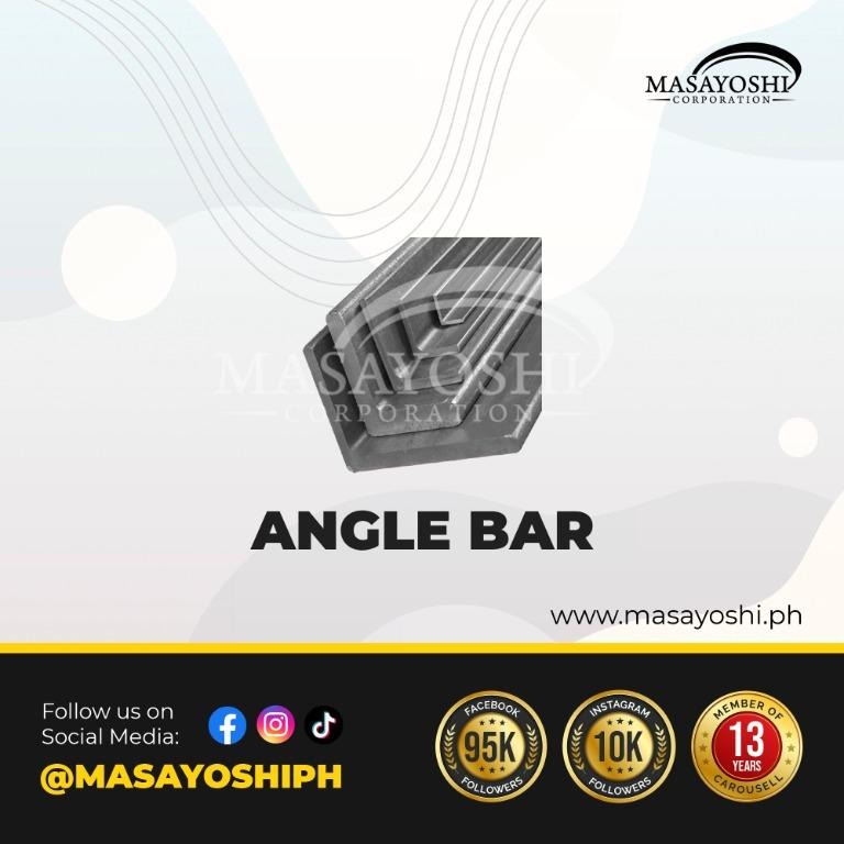 Angle Bar 1/4 x 1 ( 5.0mm ) | Angle Iron | L - Bracket | Metal | Steel ...