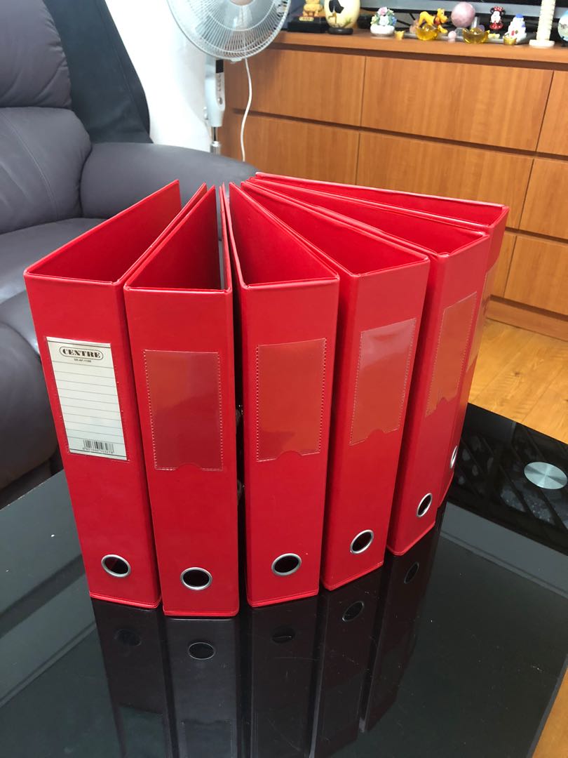 A4 PVC Lever Arch File 3 Inch 6pcs total, Everything Else on Carousell