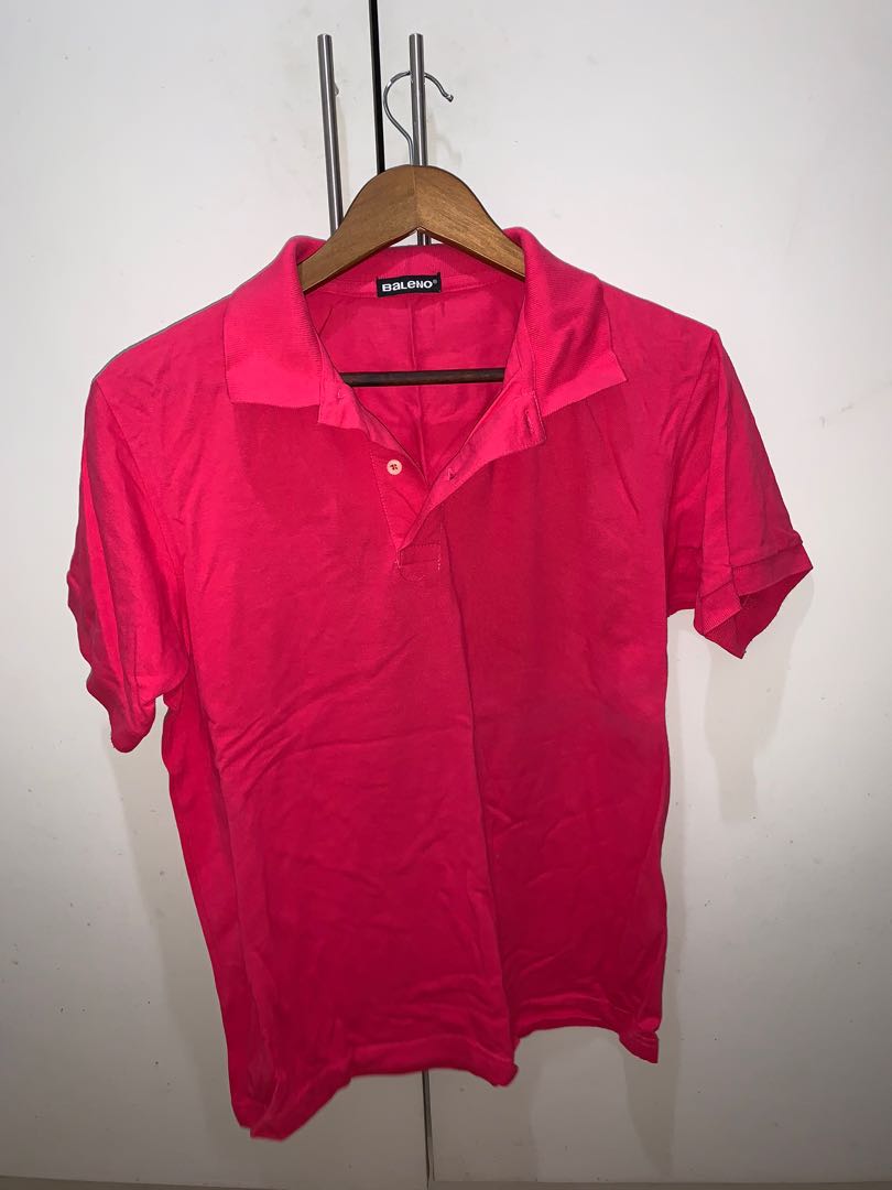 Baleno hot pink polo shirt, Men's Fashion, Tops & Sets, Tshirts & Polo ...
