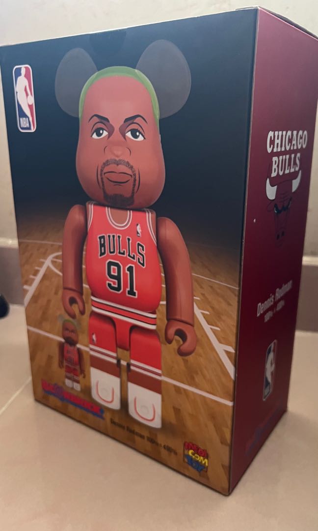 Be@rbrick Dennis Rodman (Chicago Bulls) 100% & 400% Set Bearbrick, 興趣及 ...