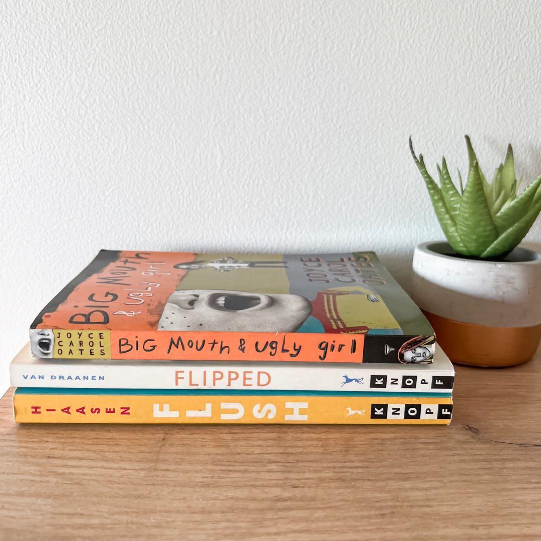Book Bundle (Big Mouth & Ugly Girl, Flipped, Flush), Hobbies & Toys ...