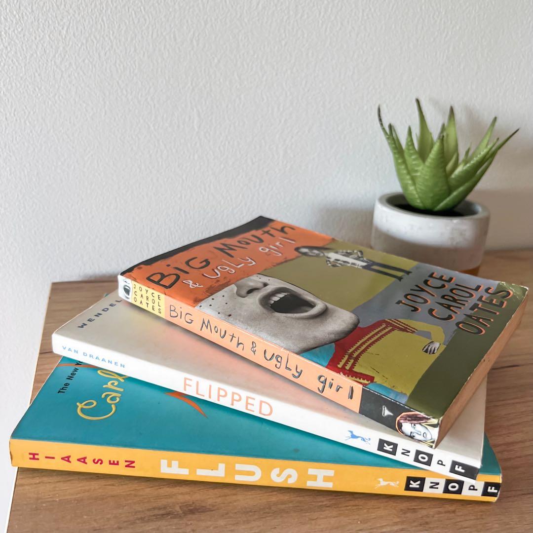Book Bundle (Big Mouth & Ugly Girl, Flipped, Flush), Hobbies & Toys ...