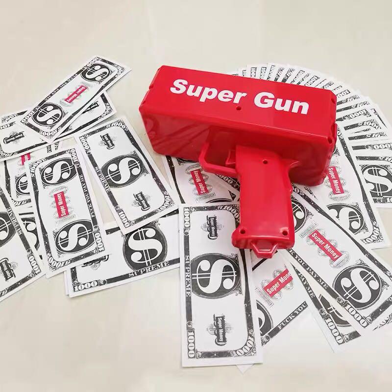 Cash cannon money gun for wedding, Hobbies & Toys, Stationery & Craft ...