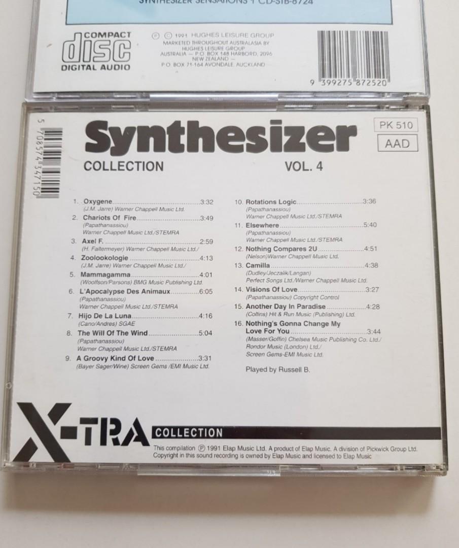 CD Synthesizer Vol.1 ,2 and 4, Hobbies & Toys, Music & Media, CDs ...