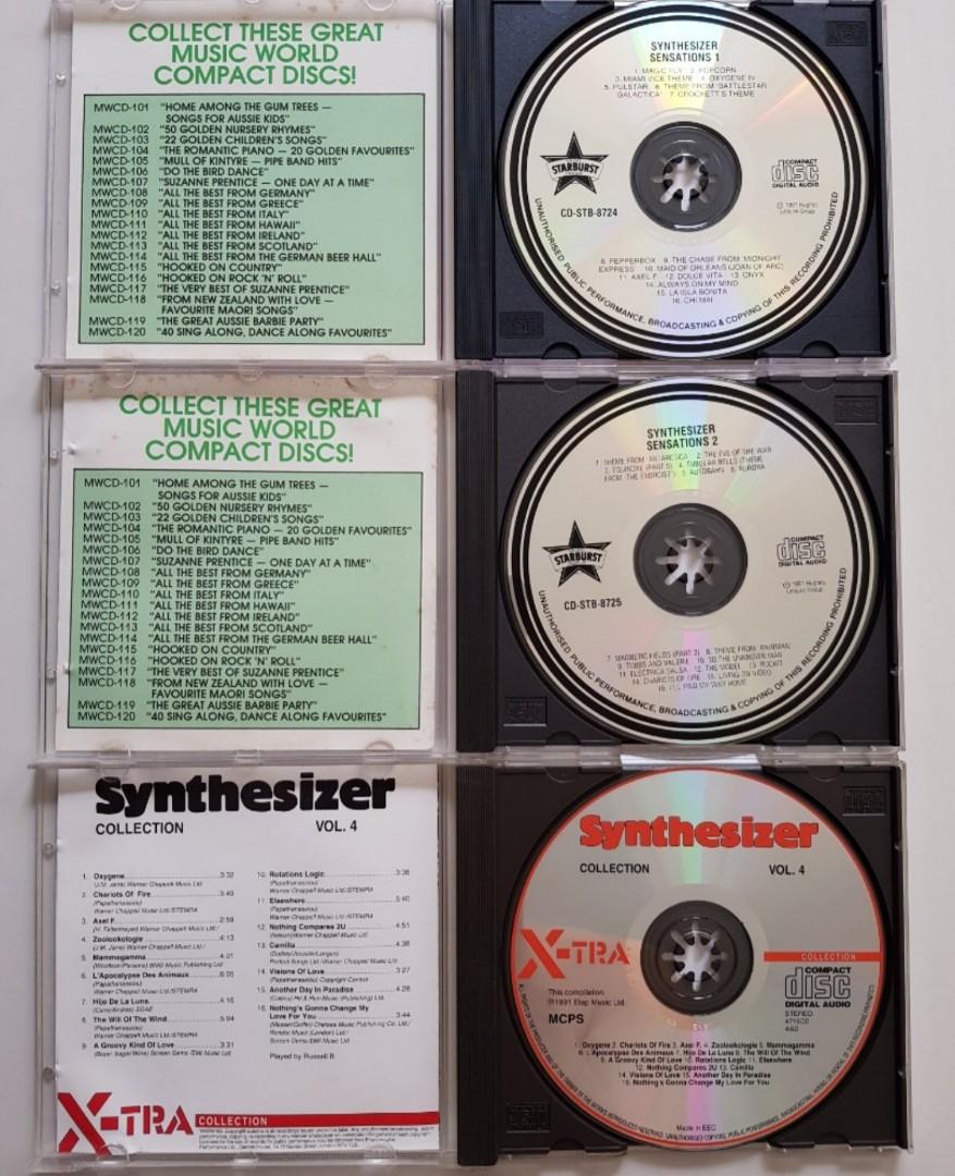 CD Synthesizer Vol.1 ,2 and 4, Hobbies & Toys, Music & Media, CDs ...
