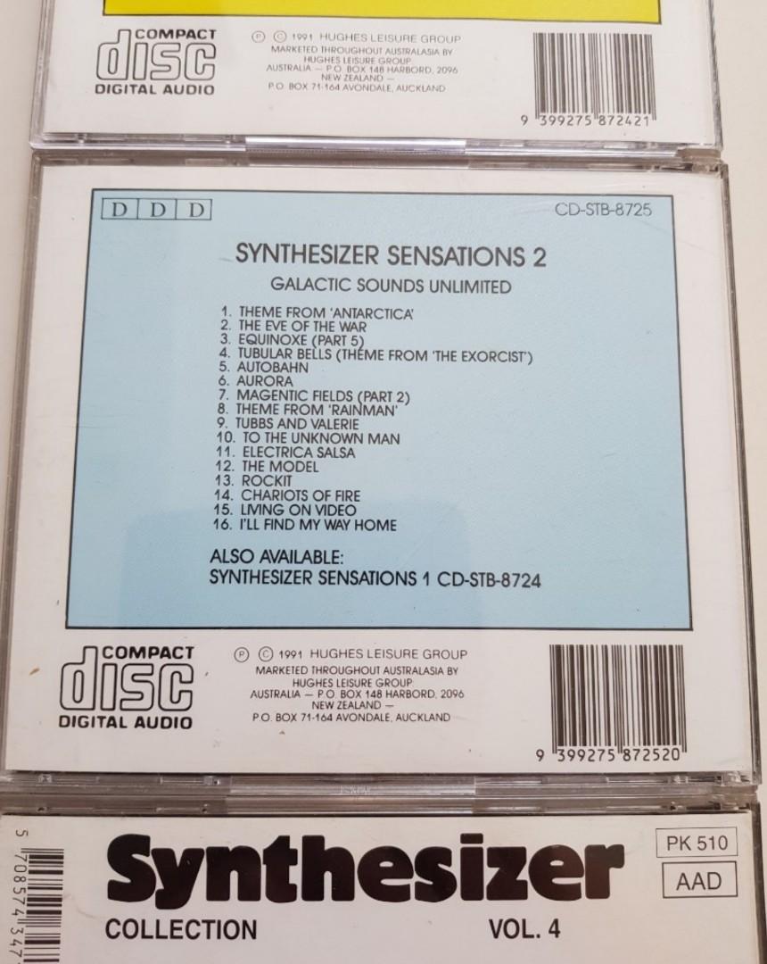 CD Synthesizer Vol.1 ,2 and 4, Hobbies & Toys, Music & Media, CDs ...