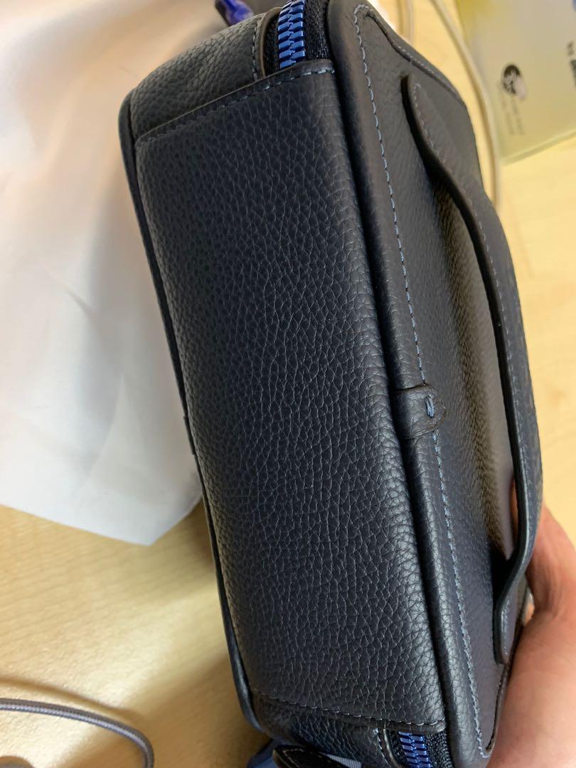 Coach navy blue camera bag, Luxury, Bags & Wallets on Carousell