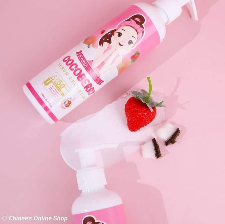 Cocoberry Serum Gel Lotion SPF50+++, Beauty & Personal Care, Bath ...