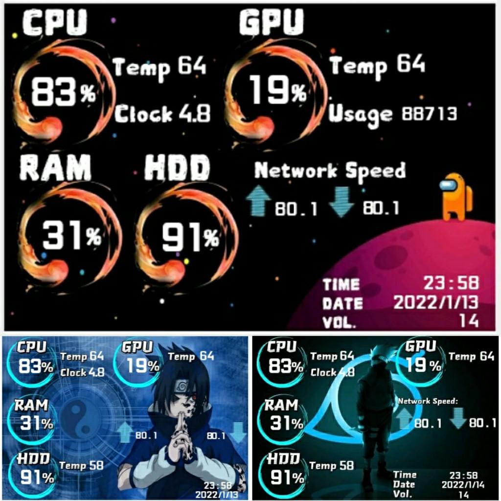 CPU Monitoring Smart Screen IPS Sensor Panel, Computers & Tech, Parts ...