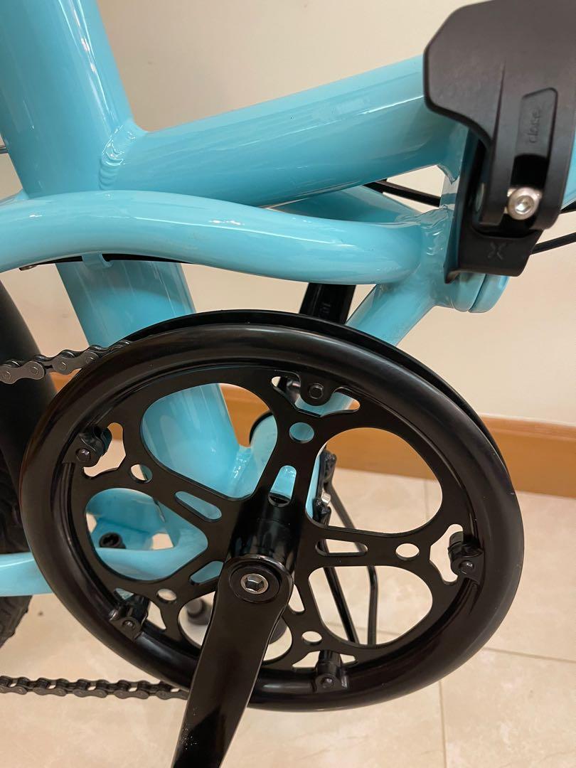Decathlon BTWN 20吋 TILT 500 Aqua Folding Bike 湖水藍色摺疊單車 (Free Storage Bag 送收納袋）, 運動產品, 單車及配件, 單車 ...
