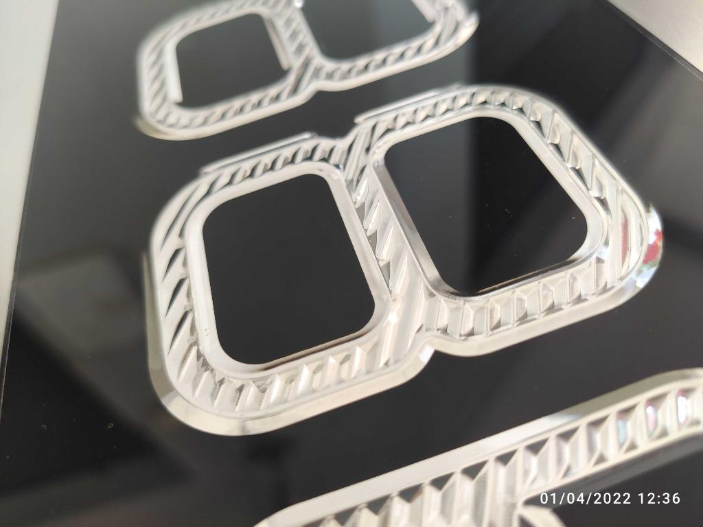 DIAMOND EDGES 3D LASER CUT VEHICLE NUMBER PLATES S$100/PAIR (FRONT ...