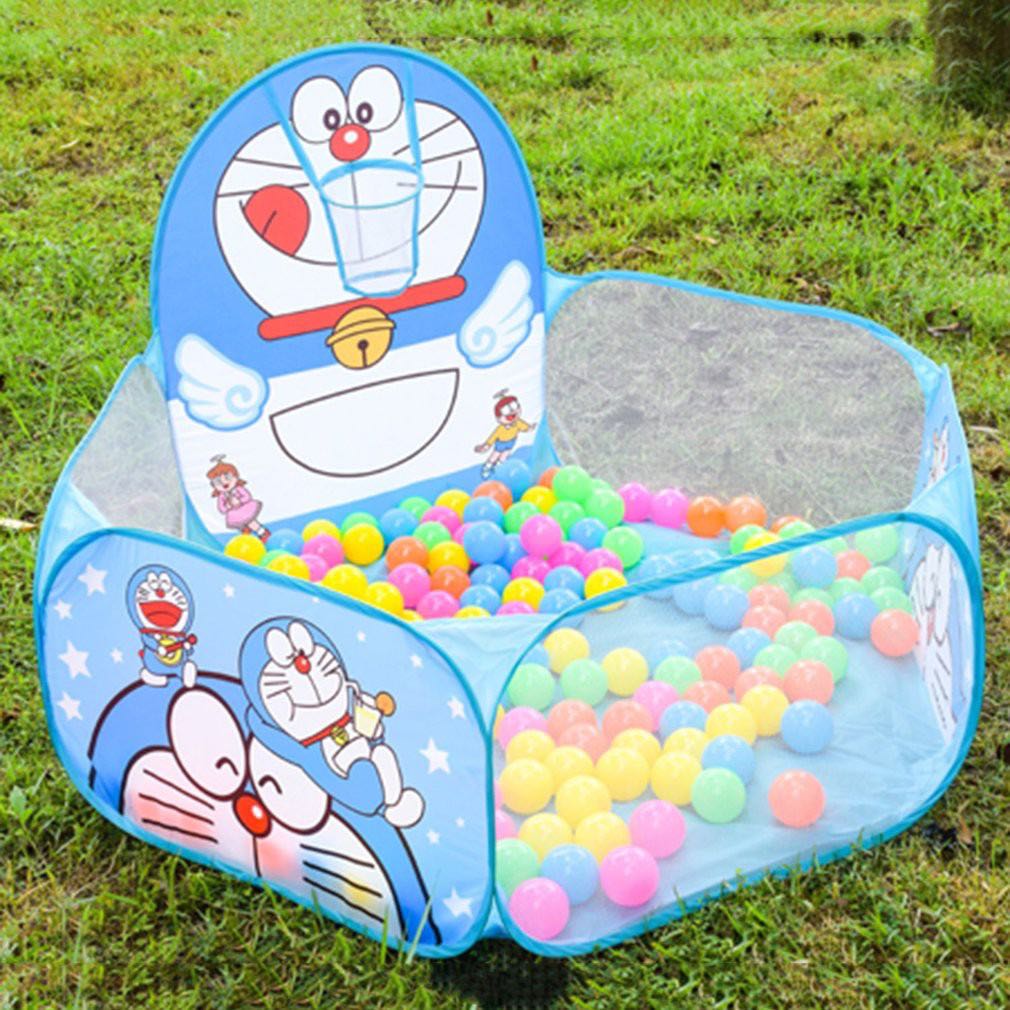Doraemon ball pool tent with ring (balls not included), Babies & Kids ...