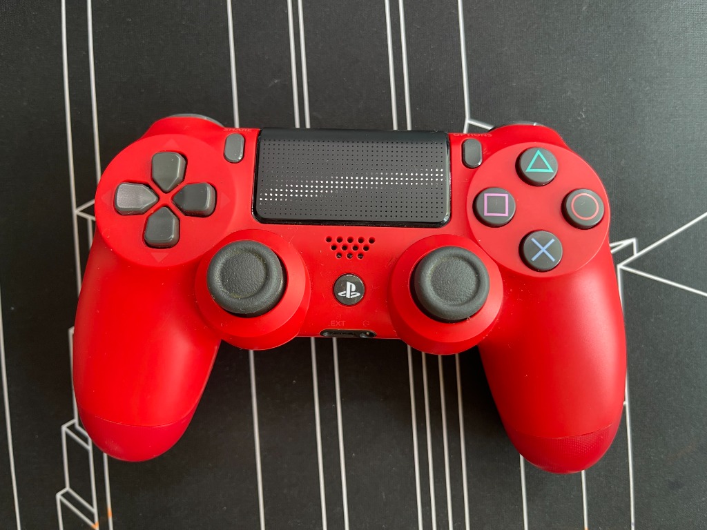 magma red ps4 controller v2
