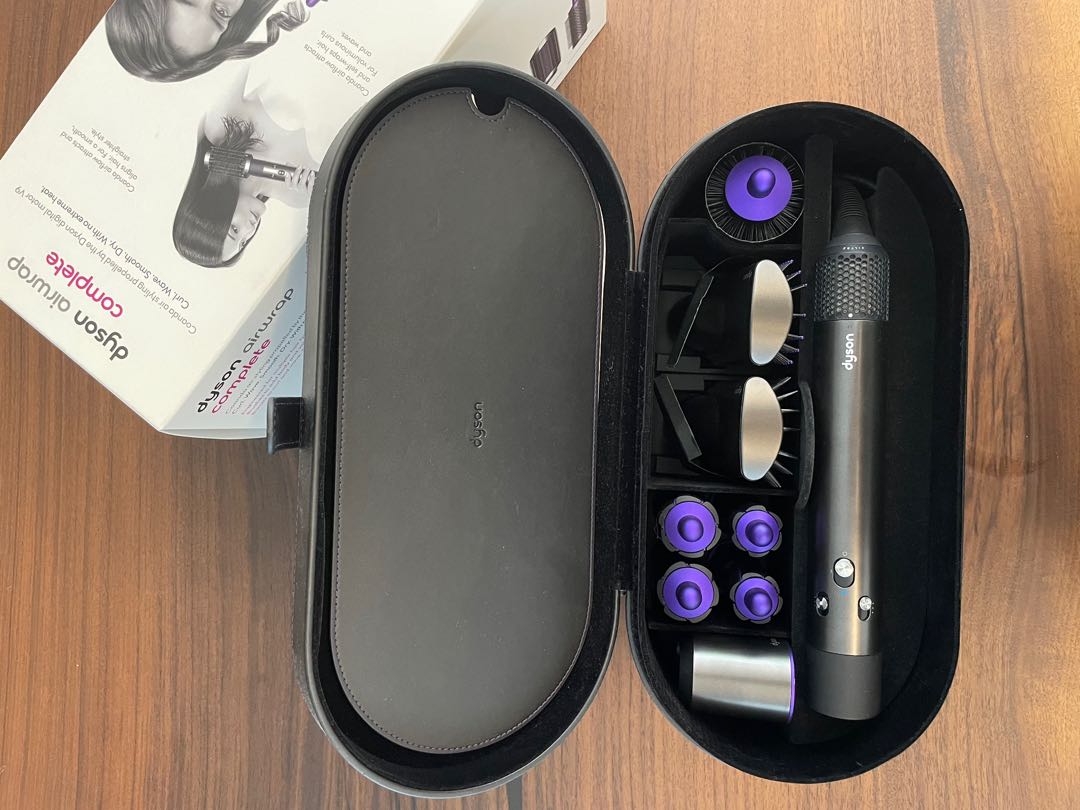 Dyson Airwrap Complete (black/purple), Beauty & Personal Care, Hair on ...