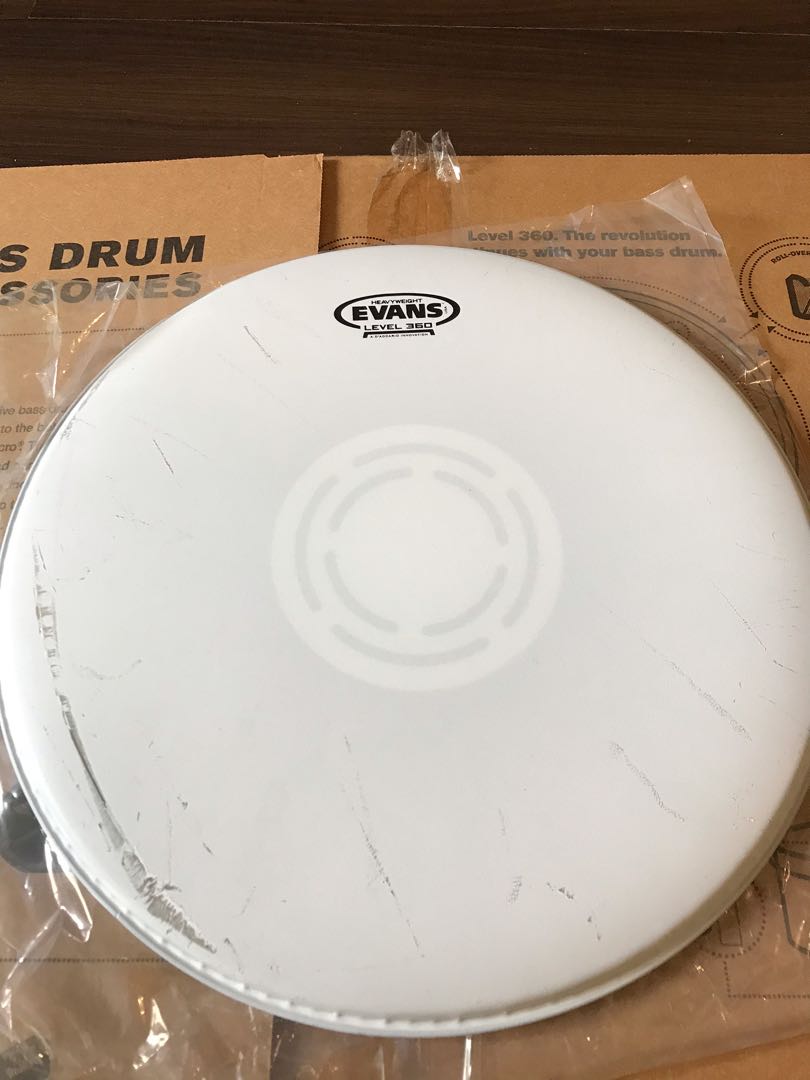 New Evans / Remo drum skins - 14”inch coated snare heads and 10/12/13 ...