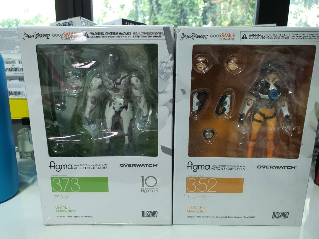 Figma Overwatch Figures- Genji and Tracer. Selling as a set., Hobbies ...