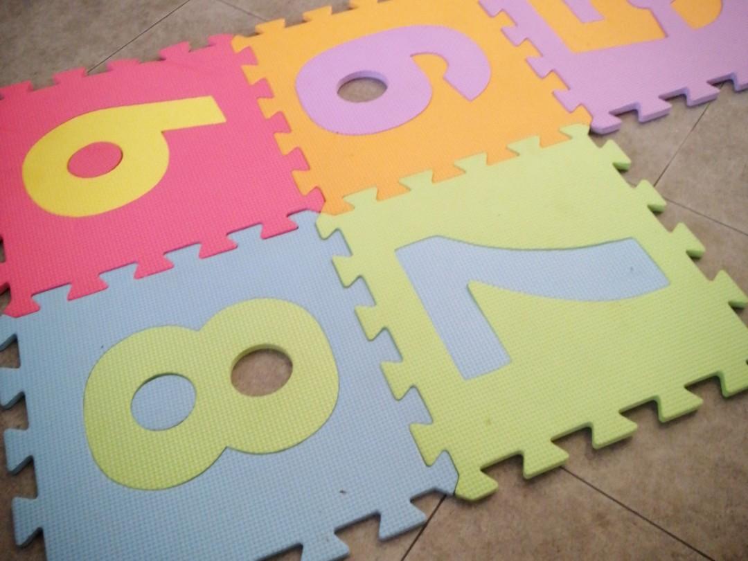 Foam number playmat, Babies & Kids, Baby Nursery & Kids Furniture ...